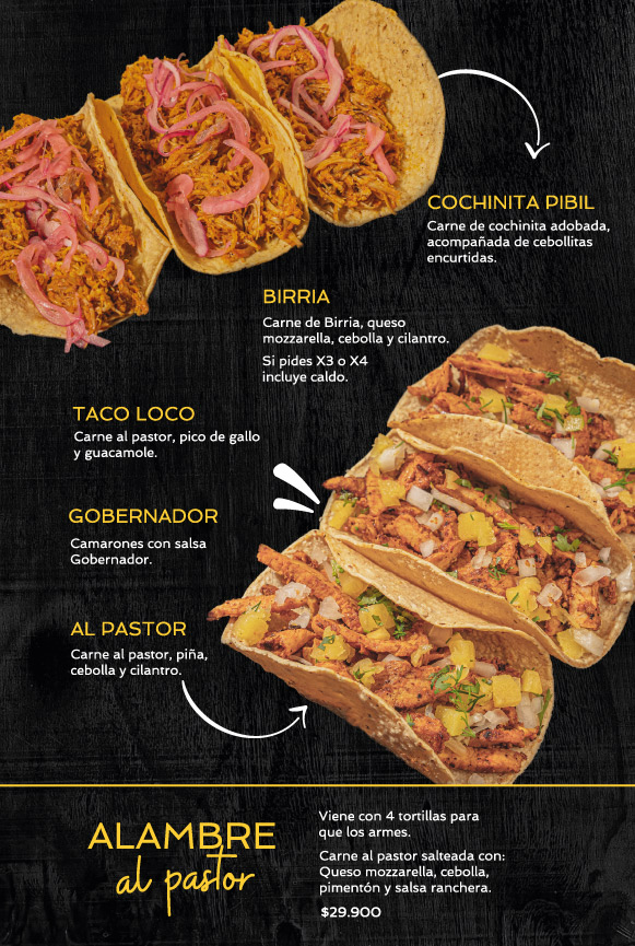 MENU - Taco Loco Restaurante
